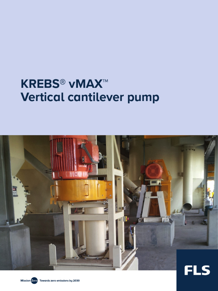 KREBS vMAX VerticalSumpPump Brochure EN | PDF | Pump | Bearing (Mechanical)