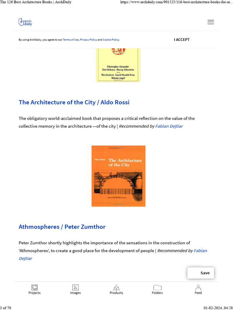Top 116 Architecture Books List | PDF | Architect