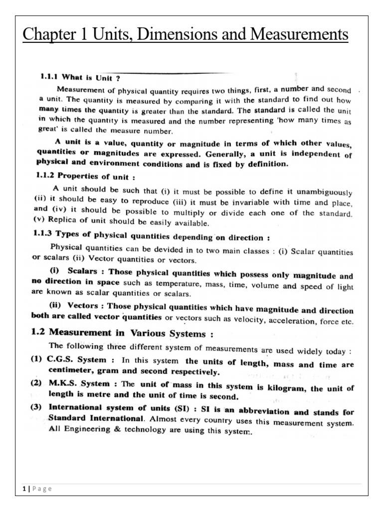 Dimensional Formulas in Physics | PDF | Mathematical Concepts | Metrology