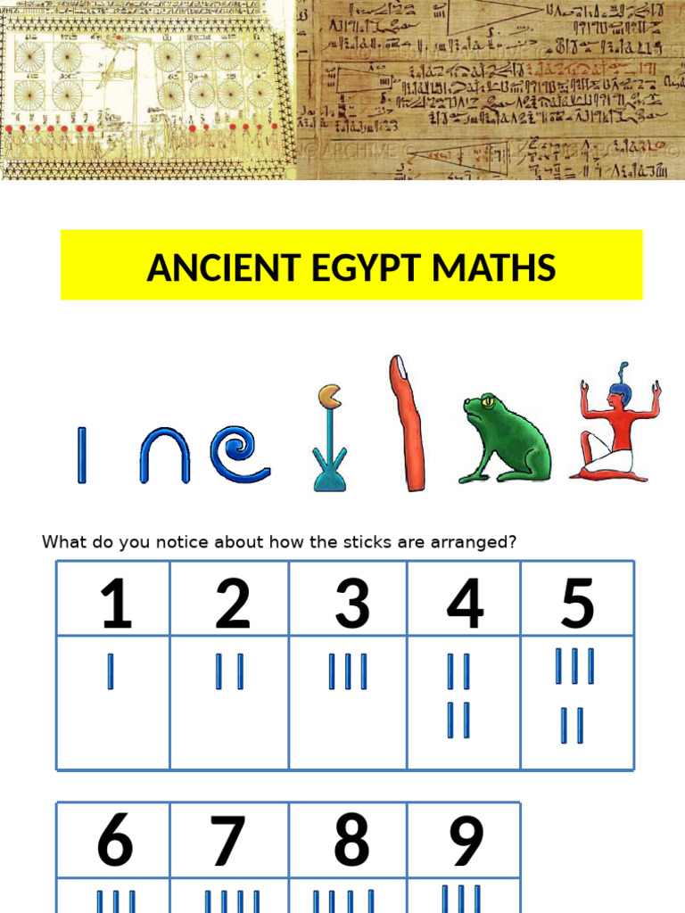 Ancient Egypt Maths - 2ºep | PDF