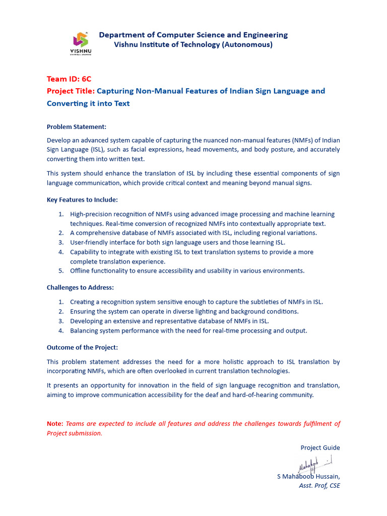 Project 6C Problem Statement | PDF
