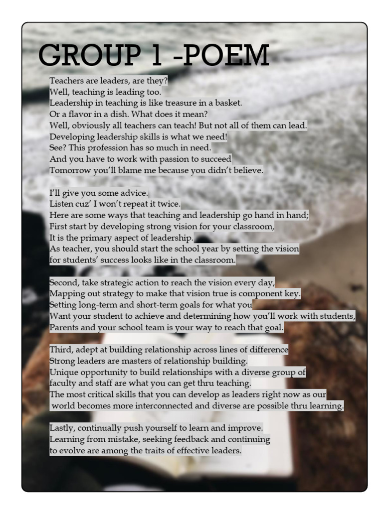 poem group 1 | PDF