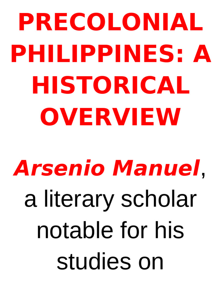 PRECOLONIAL PHILIPPINES (21st) Visuals | PDF | Philippines