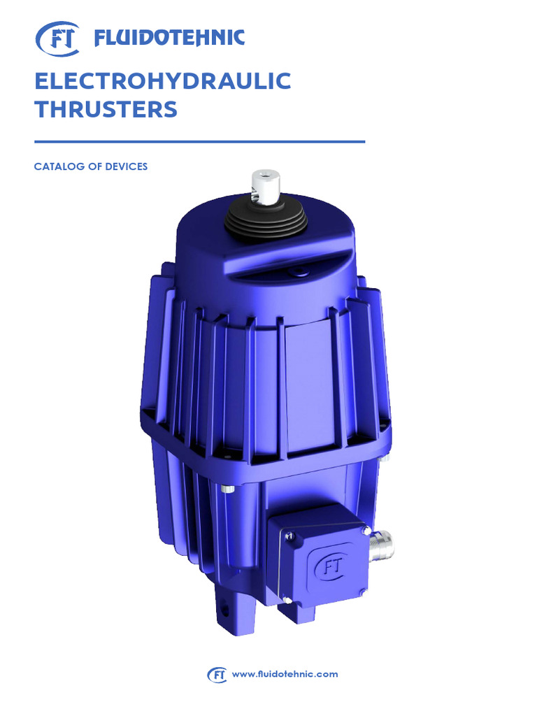 Fluidotehnic Thruster - e | PDF | Valve | Switch