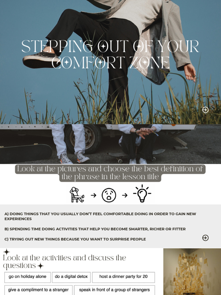 Stepping Out of Your Comfort Zone | PDF