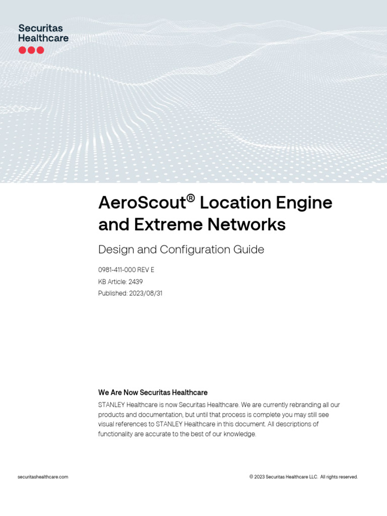 AeroScout Location Engine and Extreme Networks | PDF | Wi Fi | Wireless ...