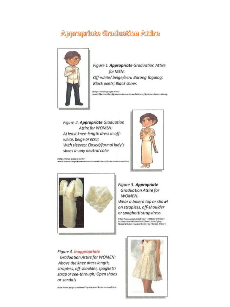 23rd Commencement Exercises - Dress Code | PDF