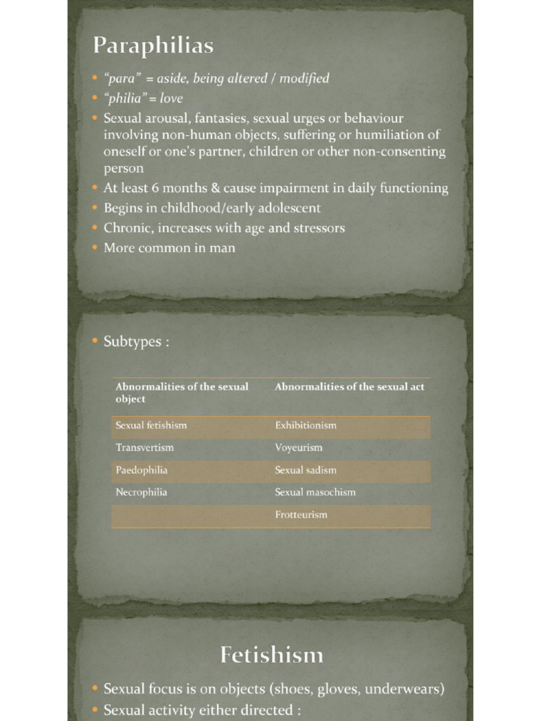 Paraphilias | PDF