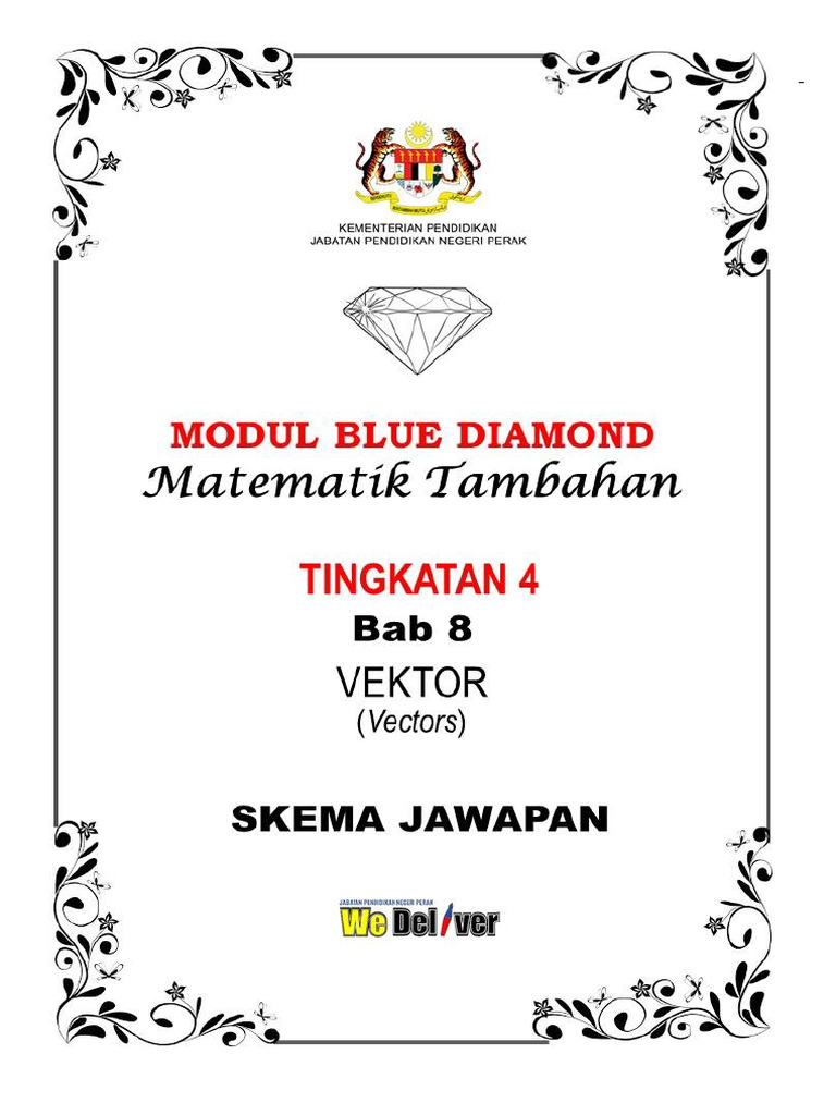 t4 Bab 8 Vektor - Modul Blue Diamond (Skema) | PDF