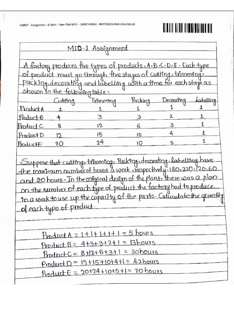 Maths Assignment - Compressed | PDF