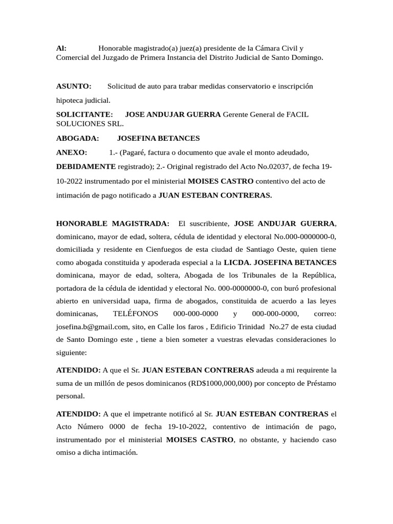 Embargo Retentivo | PDF | Pagos | República Dominicana