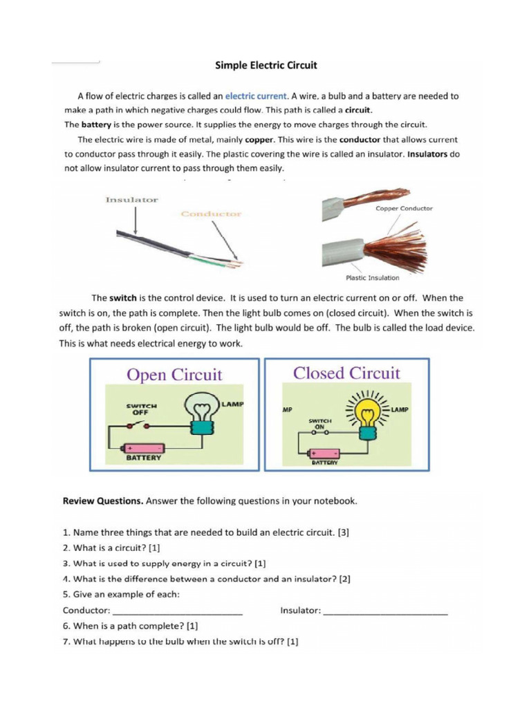 Basic Electric Circuit ESL | PDF
