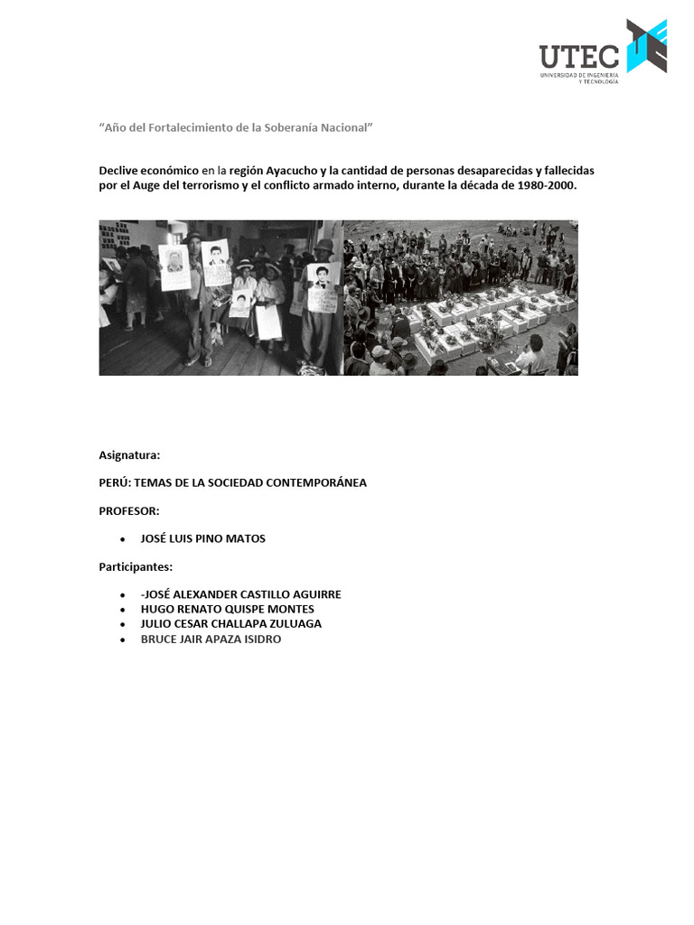 Trbajo Final Peru | PDF