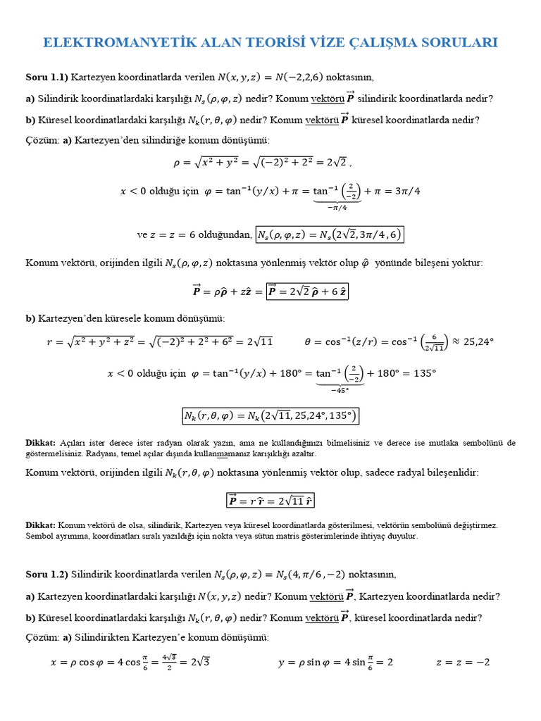 EMAT Vize Calisma Sorulari Surum 2 | PDF