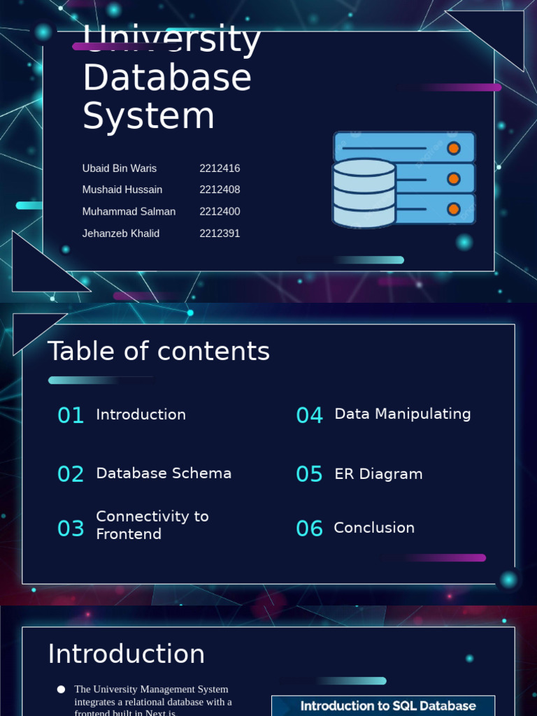 DBMS Lab Presentation | PDF | Databases | Information Science