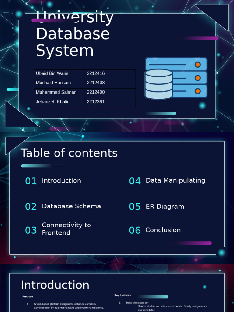 University Management System Overview | PDF | Databases | No Sql