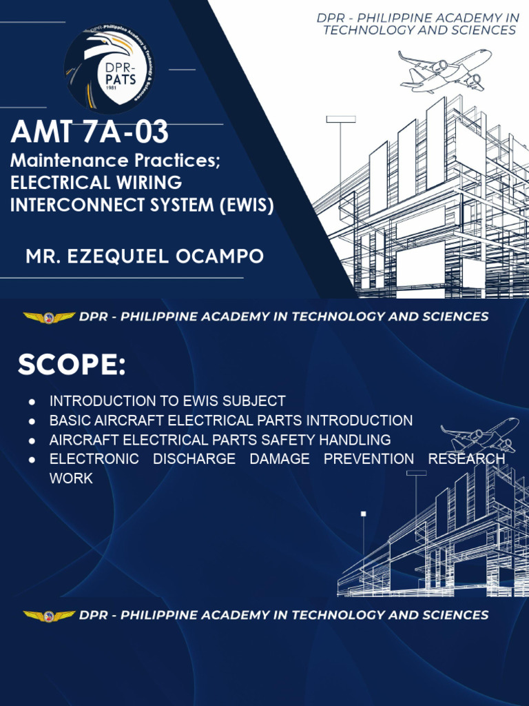 EWIS 7A-03LB Presentation | PDF | Electrical Wiring | Electrical Connector