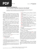 Astm C 191 | PDF | Cement | Concrete