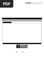 Allen Modules and Allen SRG Modules | PDF