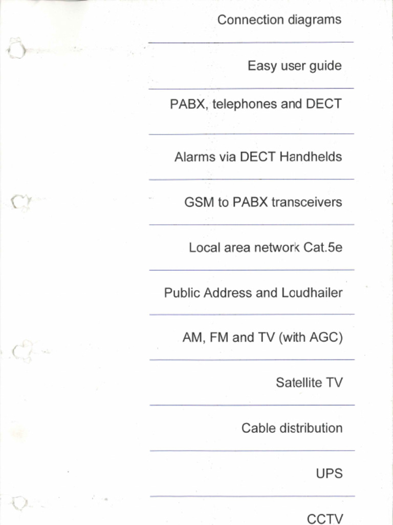 Connection Diagram Communications | PDF