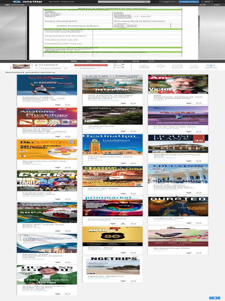 BORANG KAJIAN KEPERLUAN PELANGGAN - g-72389464 Membalik PDF Dalam Talian AnyFlip | PDF