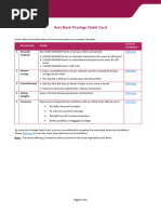 Terms and Conditions For Axis Bank Burgundy Debit Cards | PDF | Debit ...