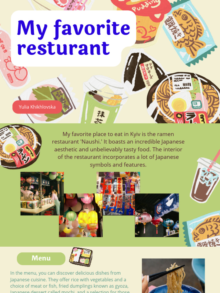 Best Ramen Restaurant in Kyiv: Naushi | PDF