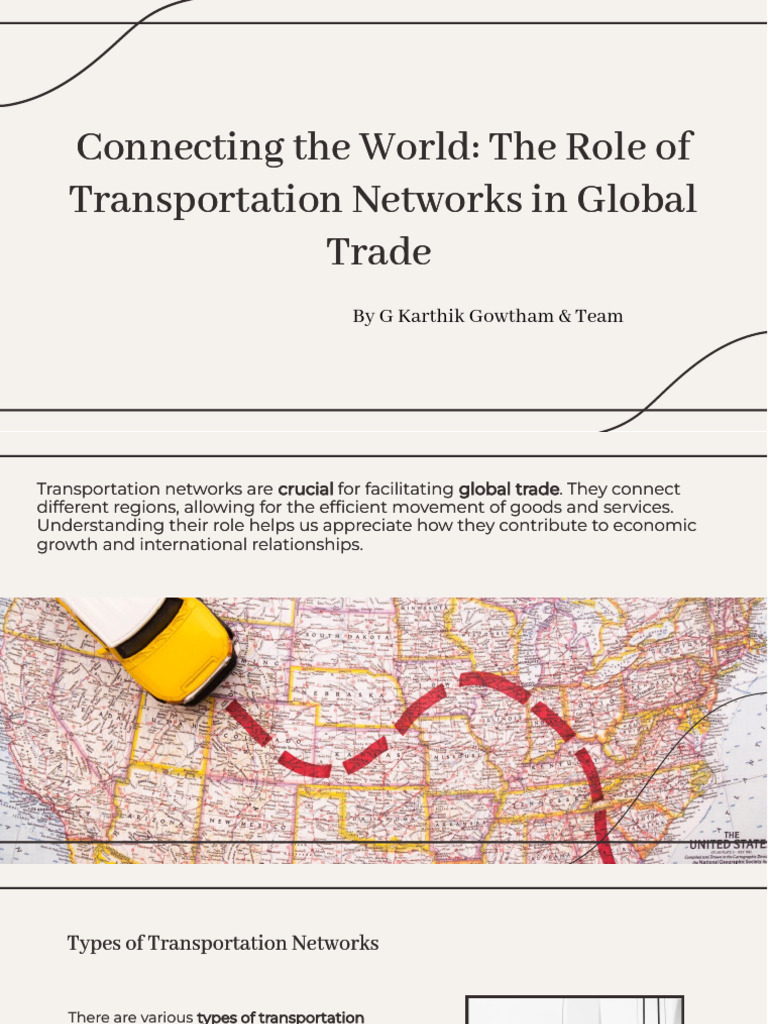 Transportation Networks in Global Trade | PDF