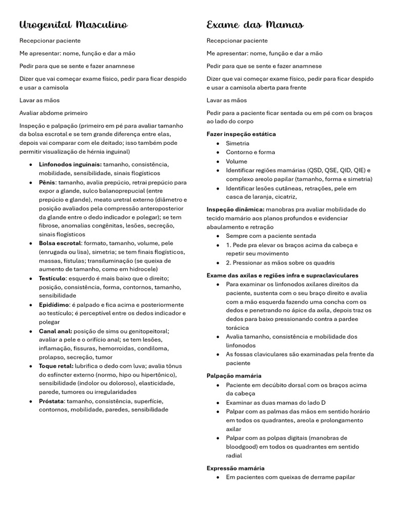 roteiro osce 4 médicos | PDF | Pélvis