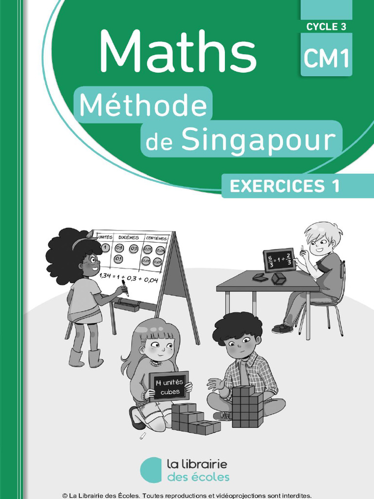 Méthode de Singapour CM1 Exercices 1 | PDF
