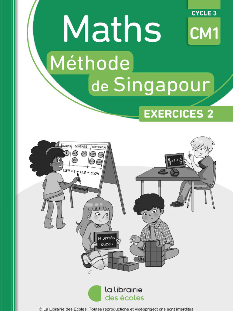 Méthode de Singapour CM1 Exercices 2 | PDF