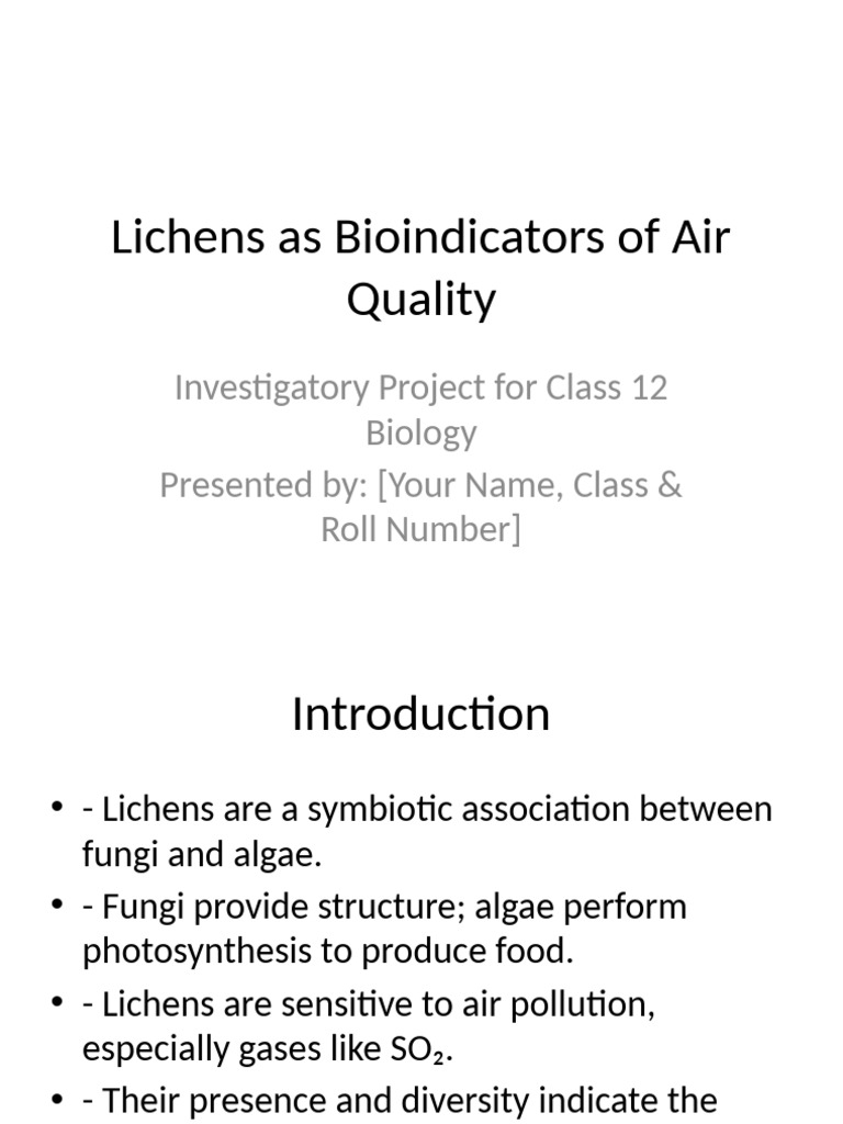Lichens_Air_Quality_Project | PDF