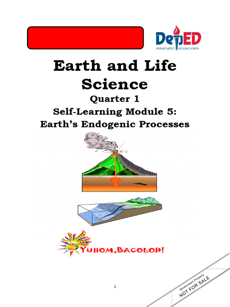 Grade 11 Earth and Life Science Q1 M5 Earths Endogenic Processes 1 ...