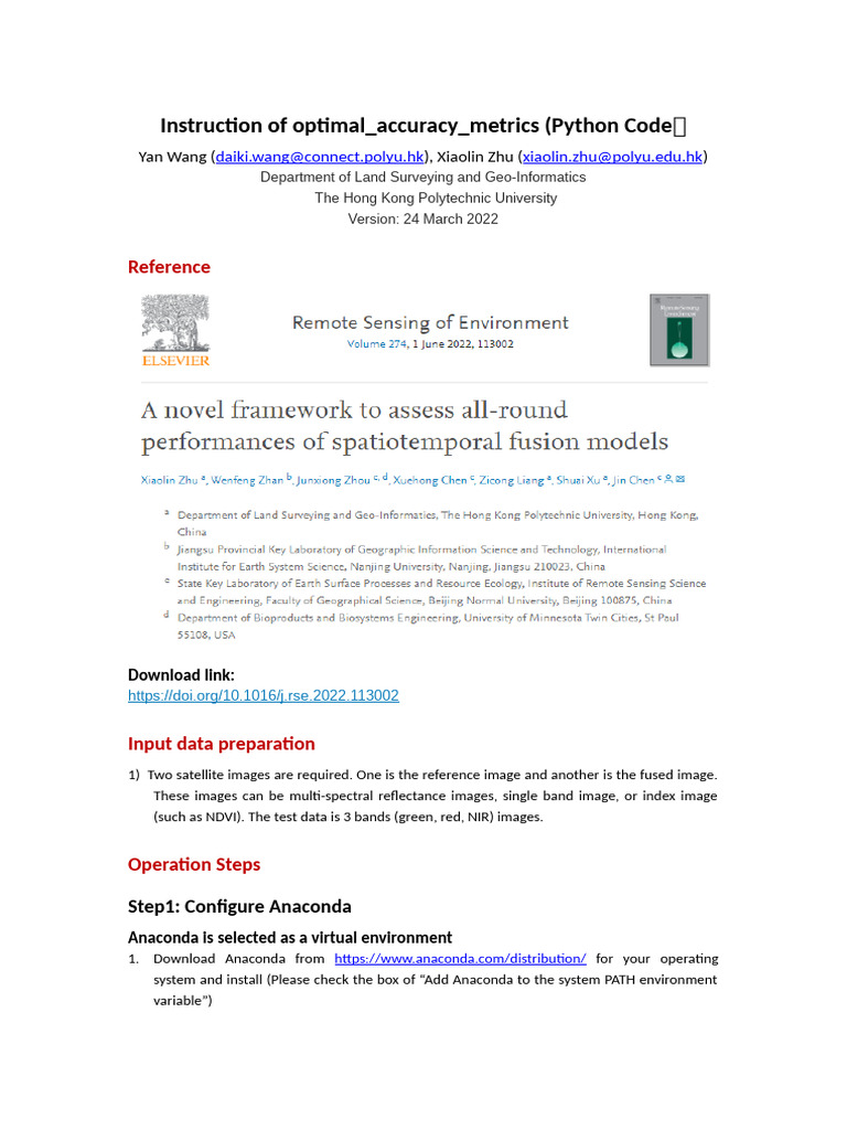 Instruction of Optimal - Accuracy - Metrics | PDF | Parameter (Computer Programming) | Python ...