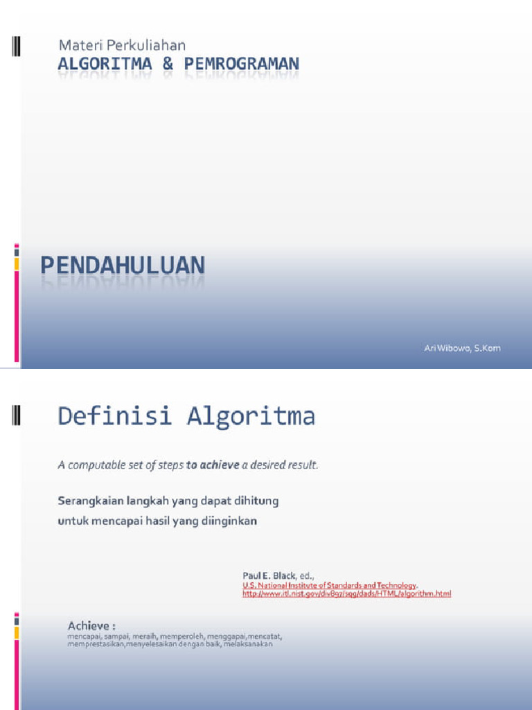 Algoritma Pemrograman 4775334 | PDF
