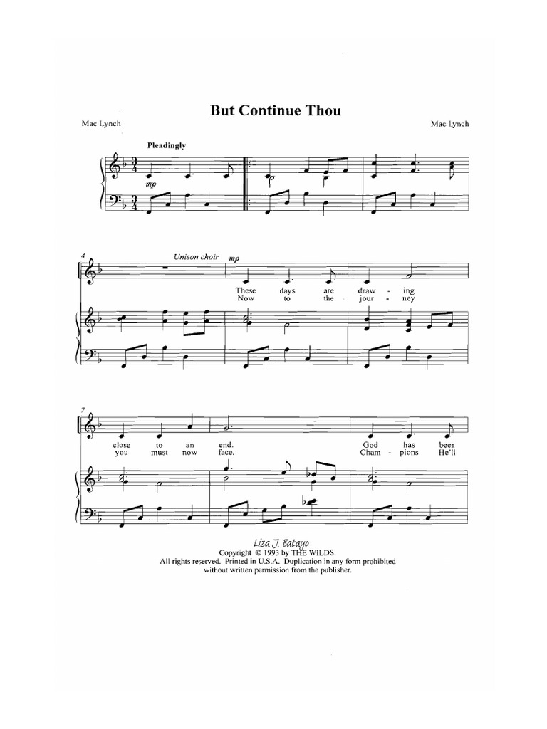 But-Continue-Thou | PDF