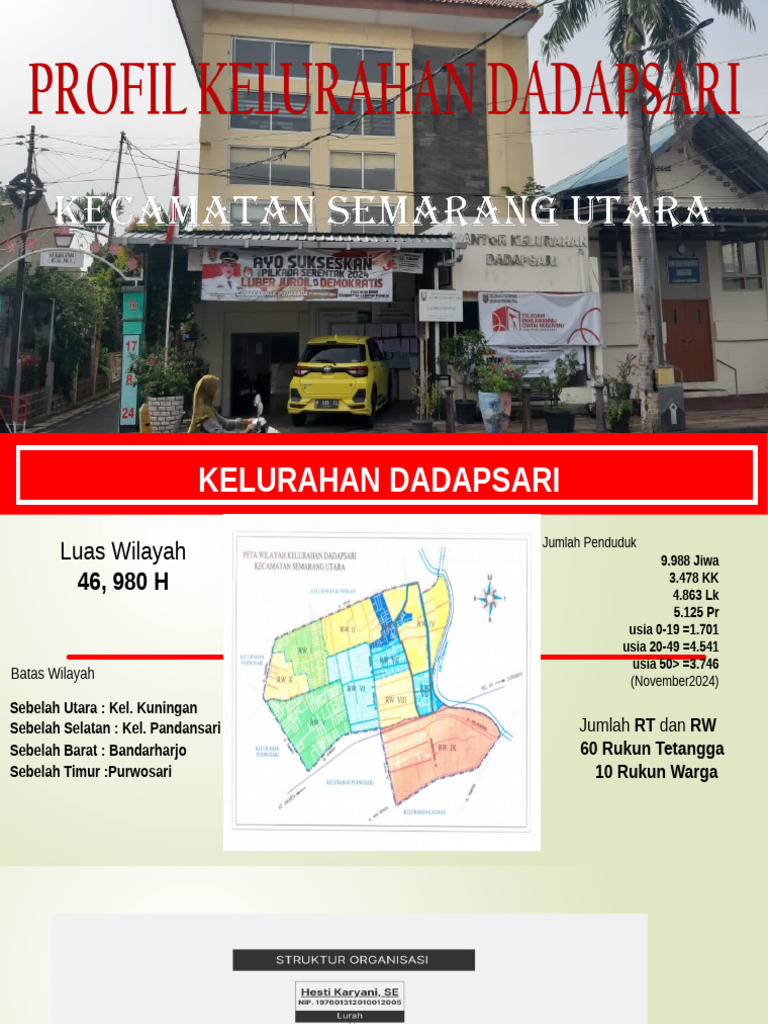 Profil Kelurahan Dadapsari 2024-1 | PDF
