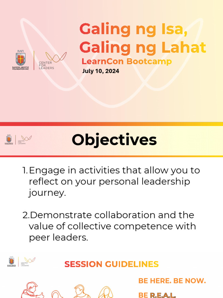 RAFI CFL LearnCon 2024 PresMat | PDF | Cognition