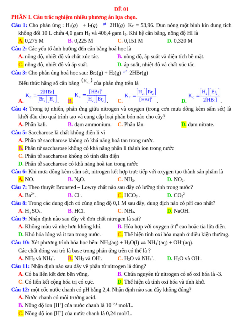 04 Đề Ôn GK1 | PDF