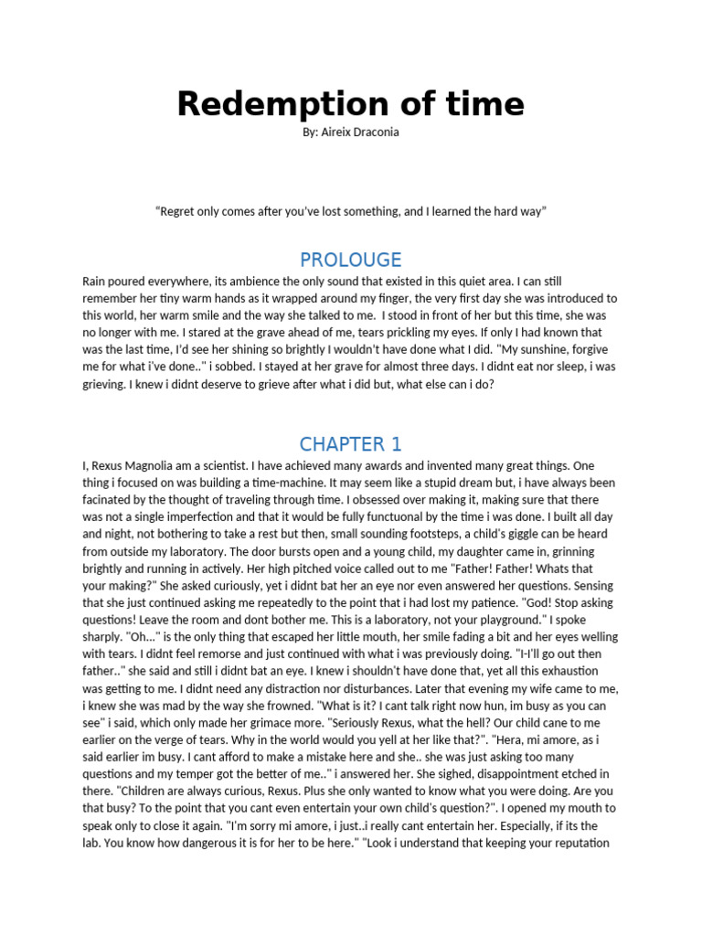 Redemption Of Time Pdf