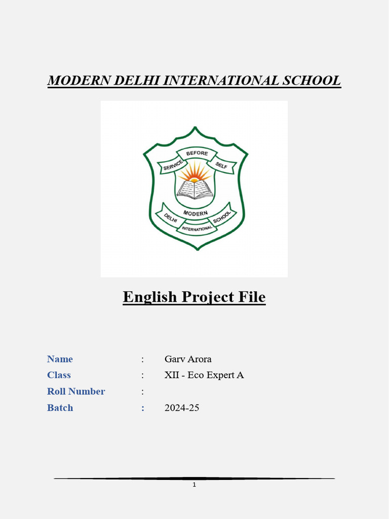 Class XII English Project Final | PDF | Child Labour | Childhood