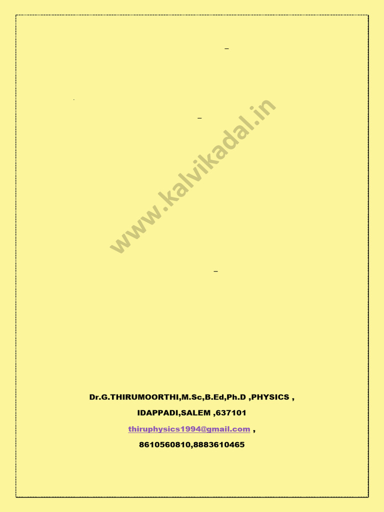Electrostatics Pass Material 2024 | PDF | Electric Field | Dipole