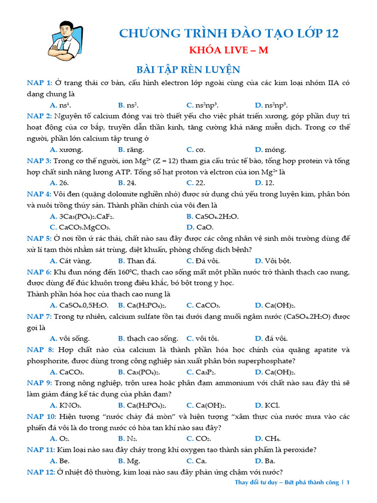 Khi đun nóng đến 160 °C, thạch cao sống mất một phần nước trở thành thạch cao nung, được dùng để ...