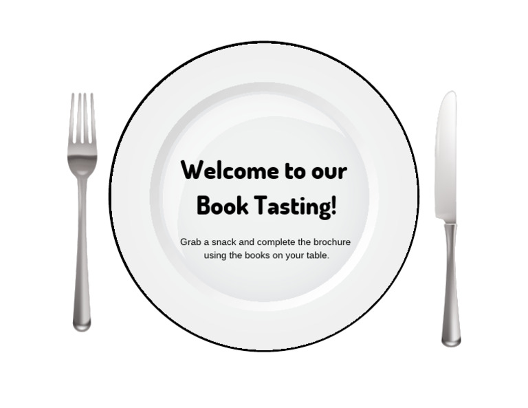 Book Tasting Place Mats | PDF