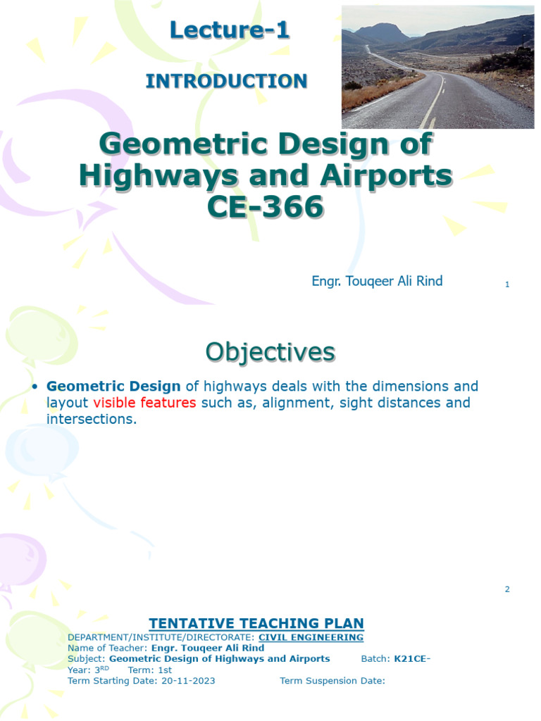 01-INTRODUCTION | PDF | Transport | Road