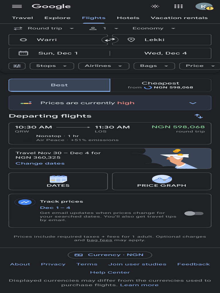 Warri to Lekki Google Flights | PDF