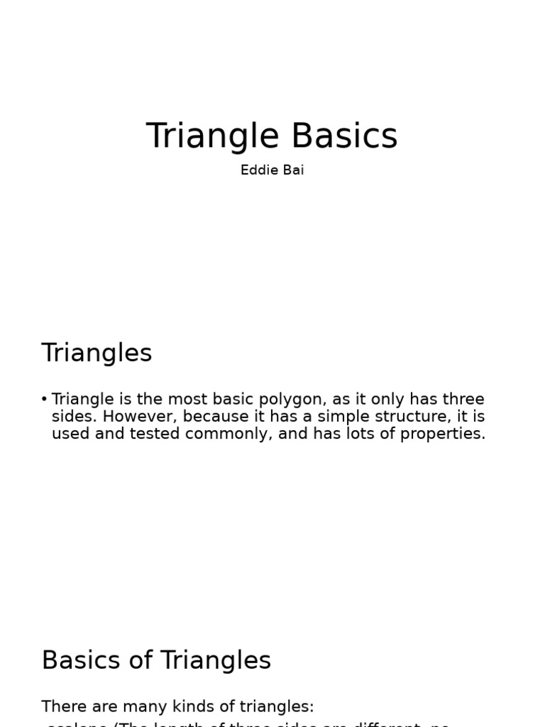 Trigonometry Basics | PDF | Triangle | Convex Geometry