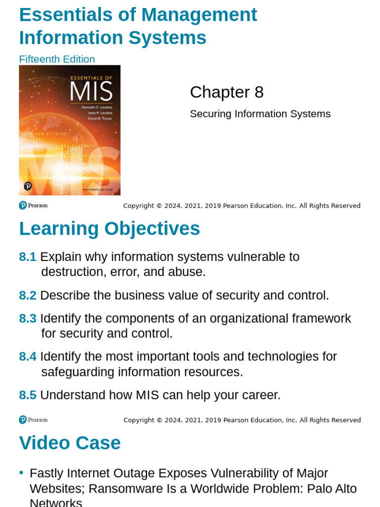 Laudon Emis15 PPT ch08 Stu | PDF | Public Key Cryptography | Key (Cryptography)