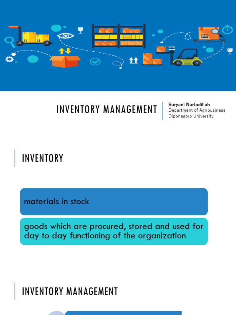 Inventory management (1) | PDF | Inventory | Demand