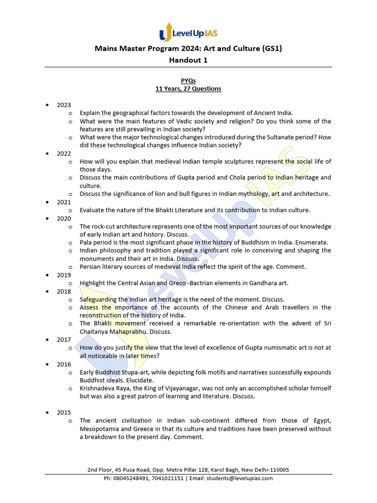 Handout 1 | PDF